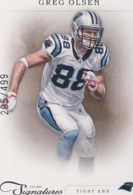 2011 Panini Prime Signatures - #71 Greg Olsen /499 for sale online | eBay