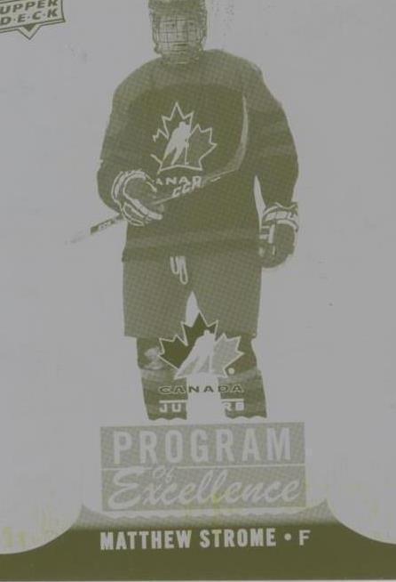 2017 Upper Deck Team Canada Juniors - Program of Excellence Matthew ...