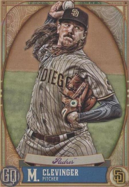 2021 Topps Gypsy Queen - Team Script Font Swap #228 Mike Clevinger for ...