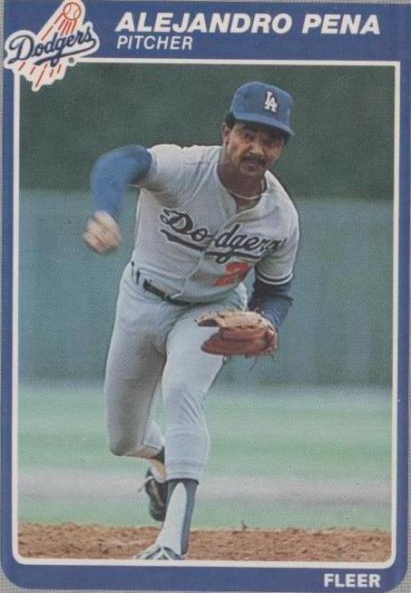 1985 Fleer - #379 Alejandro Pena for sale online | eBay