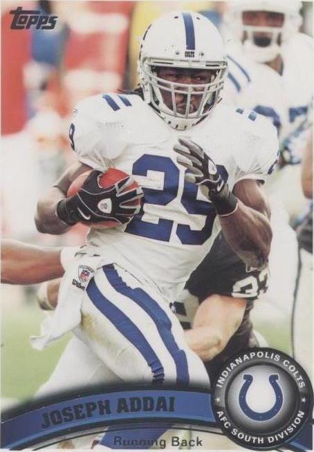 2011 Topps - #248 Joseph Addai for sale online | eBay