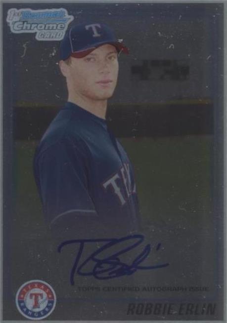 2010 Bowman Chrome - Prospects Robbie Erlin #BCP219 Autographs (AU, RC ...
