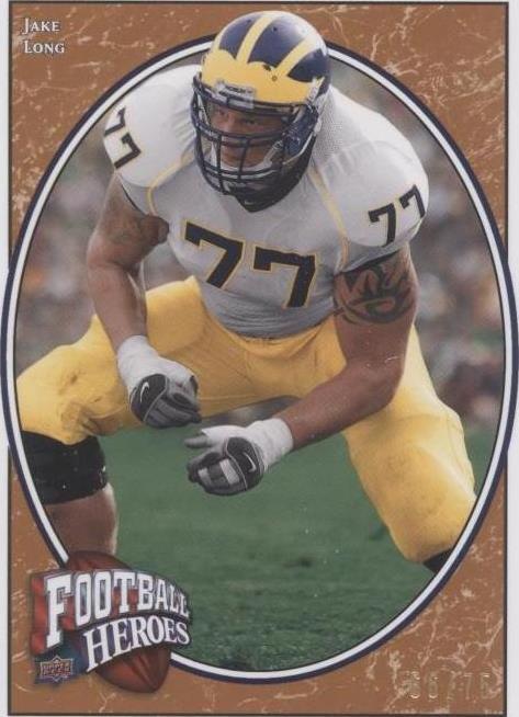 2008 Upper Deck Football Heroes - Rookie Heroes Bronze #151 Jake Long ...
