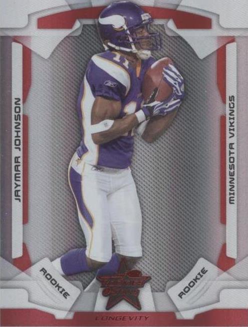 2008 Leaf Rookies & Stars Longevity - Rookie Ruby #195 Jaymar Johnson ...