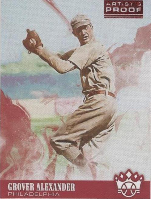 2018 Panini Diamond Kings - Artist Proof Red #42 Grover Alexander for ...