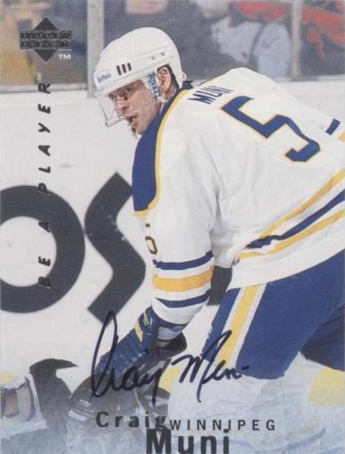 1995-96 Upper Deck Be a Player - Craig Muni #S14 Autographs (AU) for ...