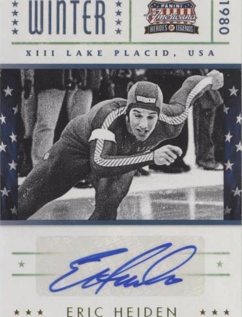 2012 Panini Americana Heroes & Legends - Summer/Winter Games Eric ...