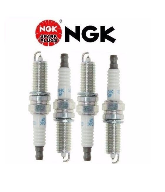 For Set of 4 Spark Plugs NGK Laser Iridium Resistor SILZKR6B10E / 93815 ...