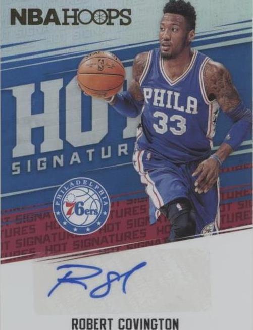 2017-18 Panini NBA Hoops - Hot Signatures Robert Covington #HS-RC (AU ...