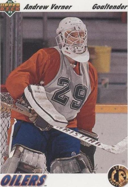 1991-92 Upper Deck - Draft Choice #74 Andrew Verner (RC) for sale ...