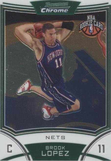 2008-09 Bowman Draft Picks & Stars - Chrome NBA Rookie Card #120 Brook ...