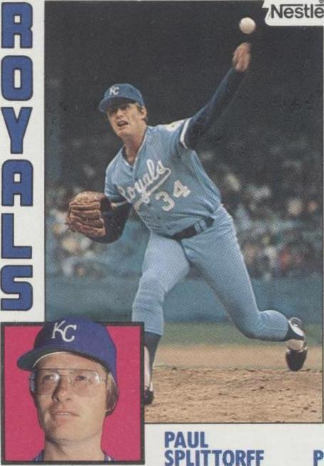 1984 Topps - Paul Splittorff #52 Nestlé for sale online | eBay