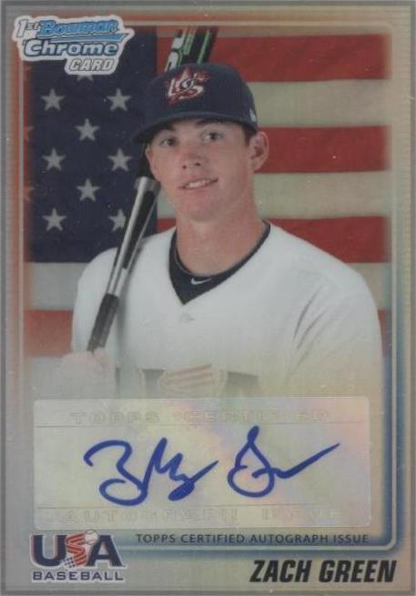 2010 Bowman Draft Picks & Prospects - USA Team Autograph Refractor # ...