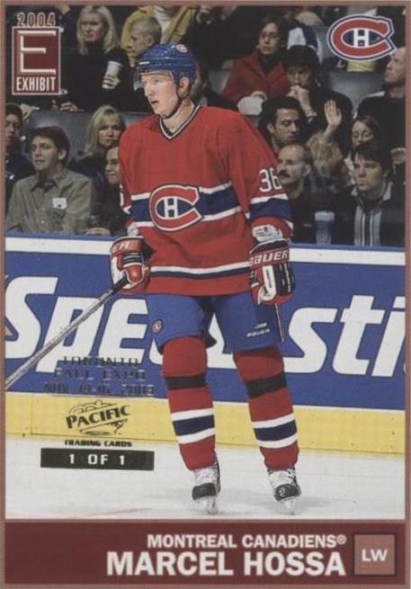 2003-04 Pacific Exhibit - Toronto Fall Expo #77 Marcel Hossa /1 for ...