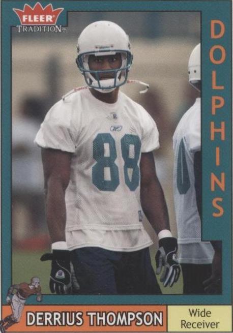 2003 Fleer Tradition - #162 Derrius Thompson for sale online | eBay