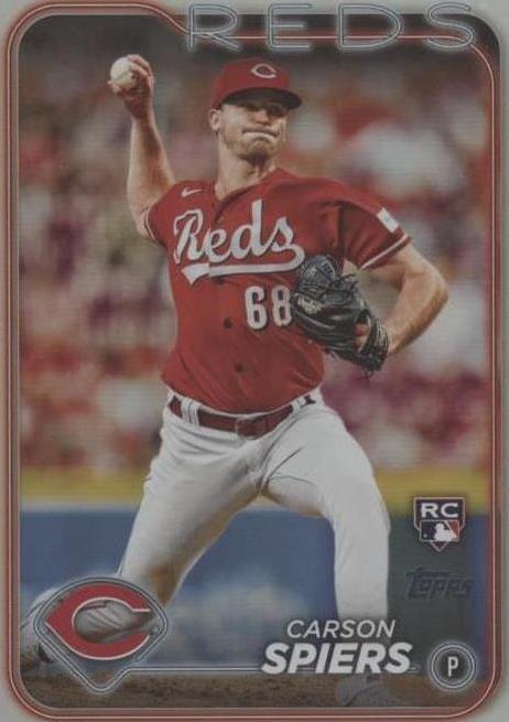 2024 Topps Series 2 - Carson Spiers #365 Rainbow Foil (RC) for sale ...