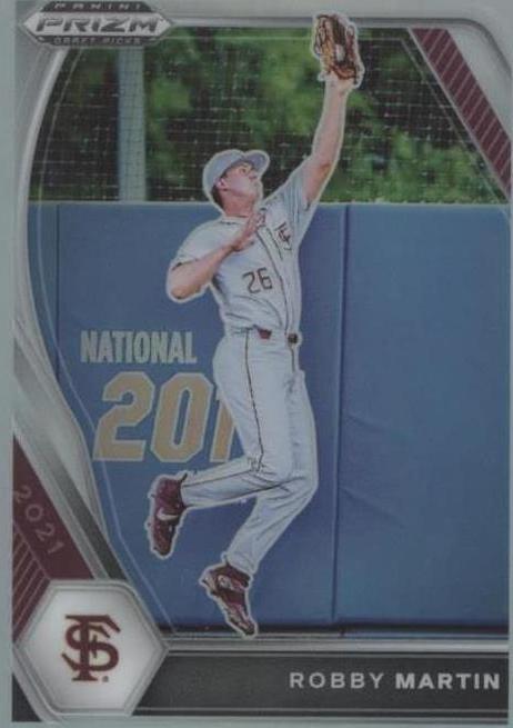 2021 Panini Prizm Draft Picks - Robby Martin Jr. #PDP198 Silver Prizm ...
