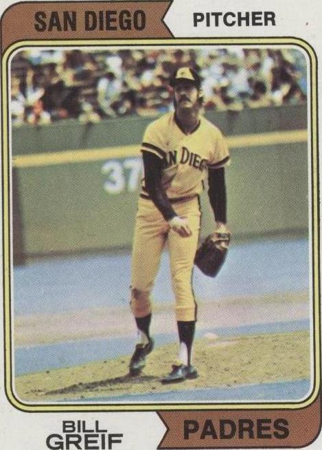 1974 Topps - San Diego #102 Bill Greif for sale online | eBay
