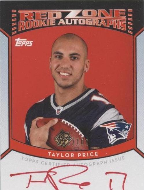 2010 Topps - Red Zone Rookie Autographs Taylor Price #RZRA-TP /100 (AU ...