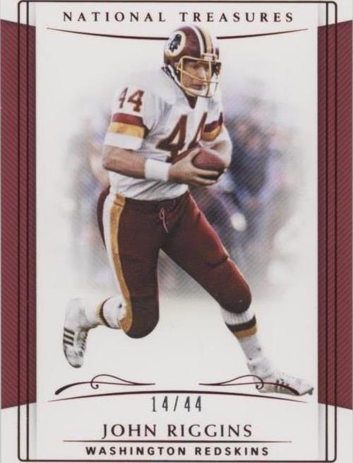 2018 Panini National Treasures - Jersey Number Red #99 John Riggins /44 ...