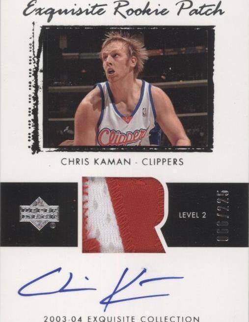 2003-04 Upper Deck Exquisite Collection - Exquisite Rookie Patch Auto ...