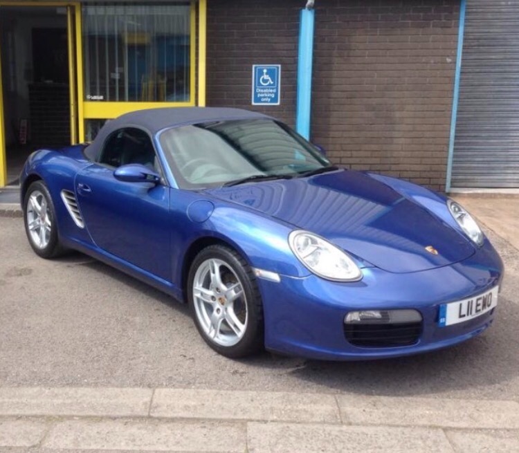 Porsche Boxster Blue