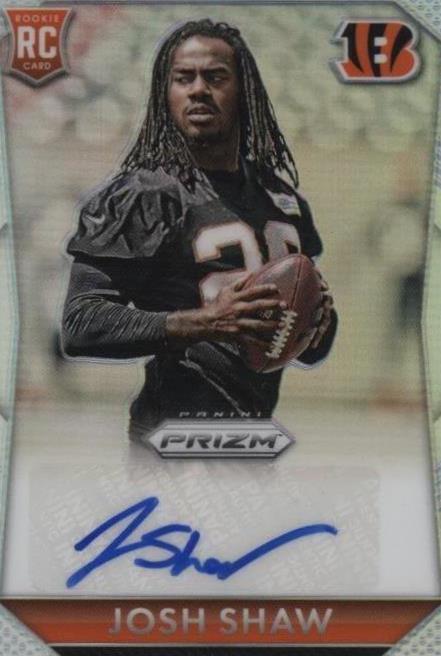 2015 Panini Prizm - Rookie Signatures Josh Shaw #RS-JS Silver Prizm ...