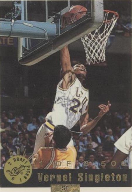 1992 Classic Draft Picks - Gold #42 Vernel Singleton (RC) for sale ...