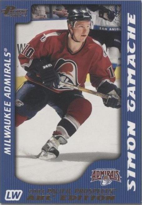 2003-04 Pacific Prospects AHL Edition - Gold #56 Simon Gamache /925 for ...