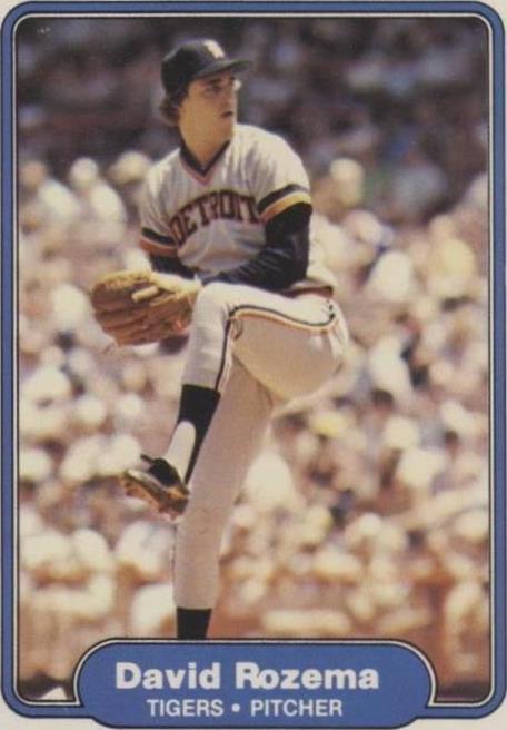 1982 Fleer - Dave Rozema #279 for sale online | eBay