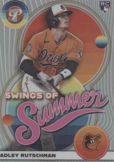 2023 Topps Pristine - Swings of Summer #SS-12 Adley Rutschman (RC) for ...