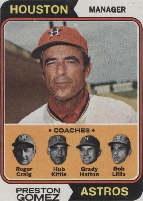 1974 Topps - Roger Craig, Grady Hatton, Bob Lillis #31 for sale online ...