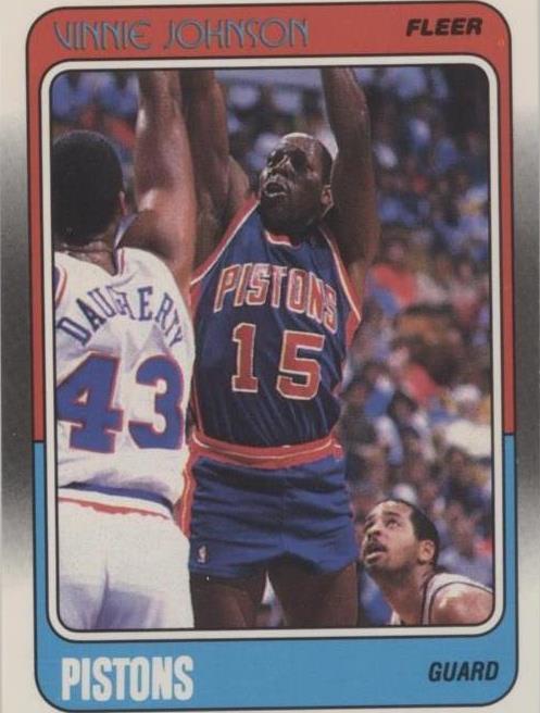 1988-89 Fleer - #41 Vinnie Johnson for sale online | eBay