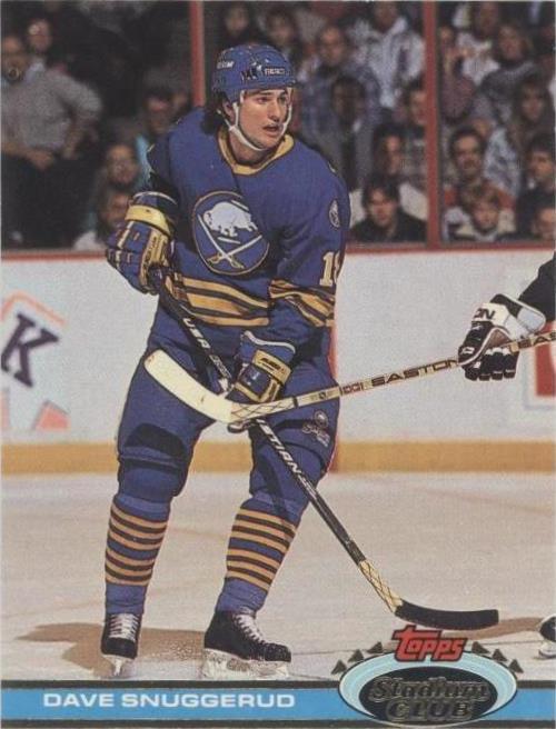 1991-92 Topps Stadium Club - Dave Snuggerud #320 "The Sporting News" on ...