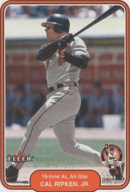 2001 Fleer Cal Ripken Jr. Career Highlights - Cal Ripken #7 for sale ...