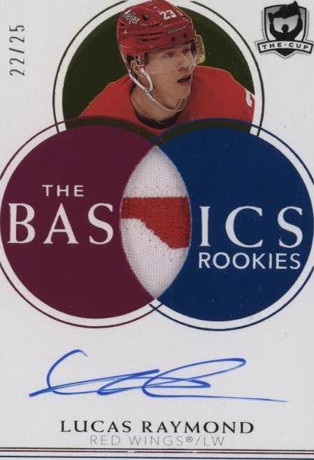 2021-22 Upper Deck The Cup - The Basics Auto Patch #TB-LR Lucas Raymond ...