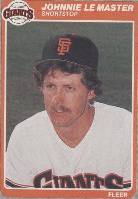 1985 Fleer - #614 Johnnie LeMaster for sale online | eBay