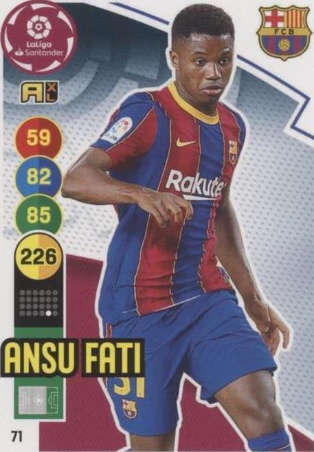 2020-21 Panini Adrenalyn XL La Liga - #71 Ansu Fati for sale online | eBay