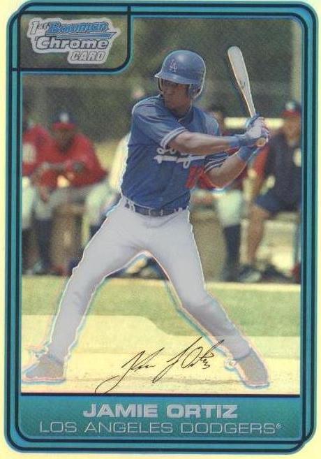 2006 Bowman Draft Picks & Prospects - Chrome Draft Picks Jamie Ortiz # ...