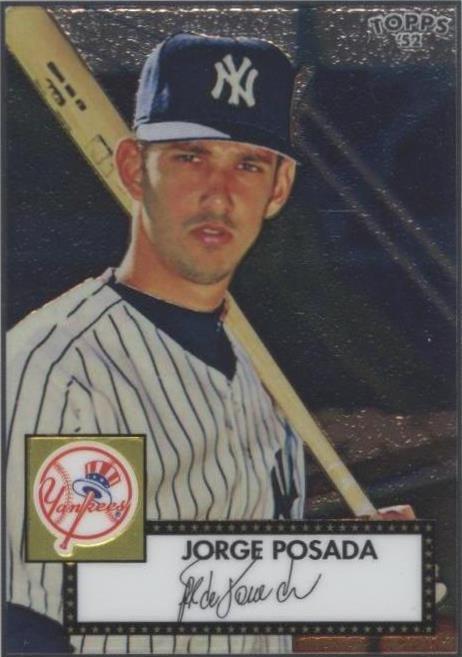 2007 Topps '52 - Debut Flashbacks Jorge Posada #DFC12 Chrome /1952 for ...