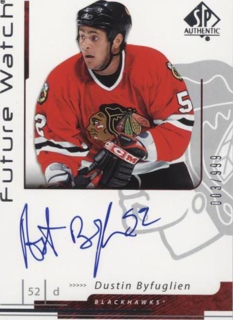 2006-07 SP Authentic - Future Watch Autographs #173 Dustin Byfuglien ...