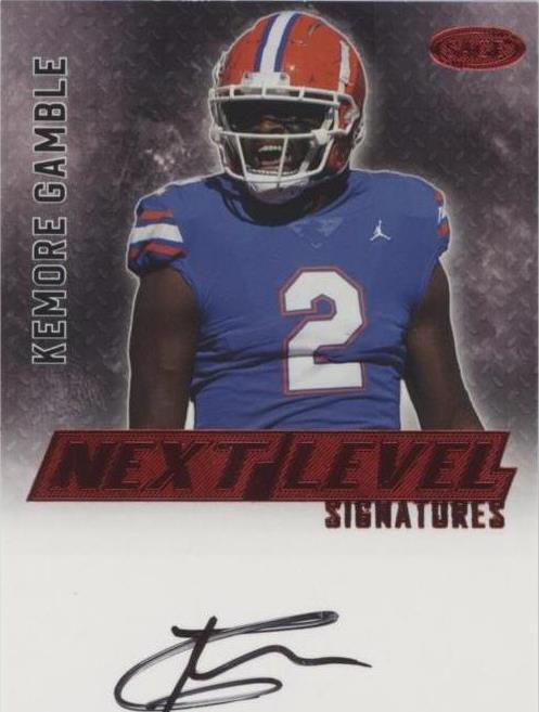 2023 SAGE High Series - Next Level Signatures Red #NLS-KG Kemore Gamble ...