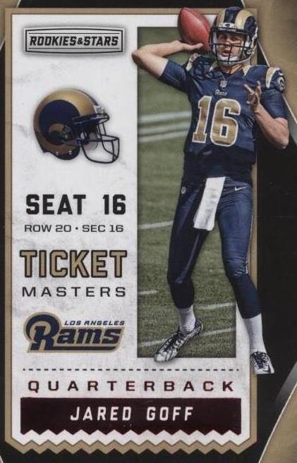 2016 Panini Rookies & Stars - Ticket Masters Jared Goff #6 (RC) for ...