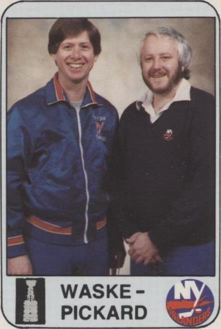 1983-84 New York Islanders Islander News - Ron Waske, Jim Pickard #30 ...