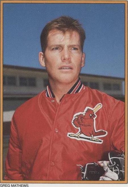 1987 Topps - Mail-In Glossy All-Star Collector's Edition #60 Greg Mathews (RC) for sale online ...