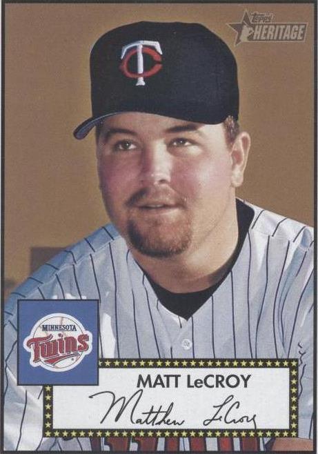 2001 Topps Heritage - Matt LeCroy #123 for sale online | eBay