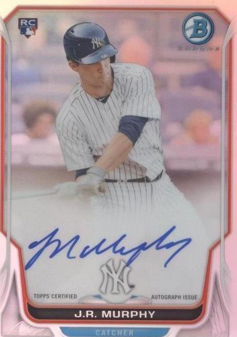 2014 Bowman - Rookie Autographs J.R. Murphy #BCAR-JR Chrome Refractor ...