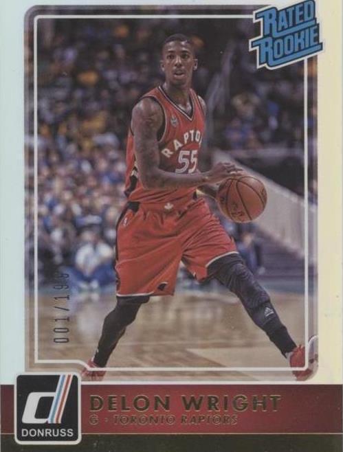 2015-16 Panini Donruss - Rated Rookie Delon Wright #245 Holo /199 (RC ...