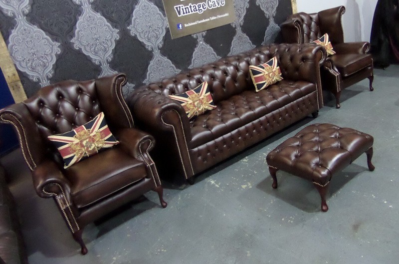 Leather Chesterfield Suite for sale in UK | View 47 ads