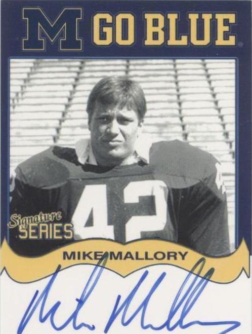 2004 TK Legacy Michigan Wolverines - Go Blue Autographs Mike Mallory # ...